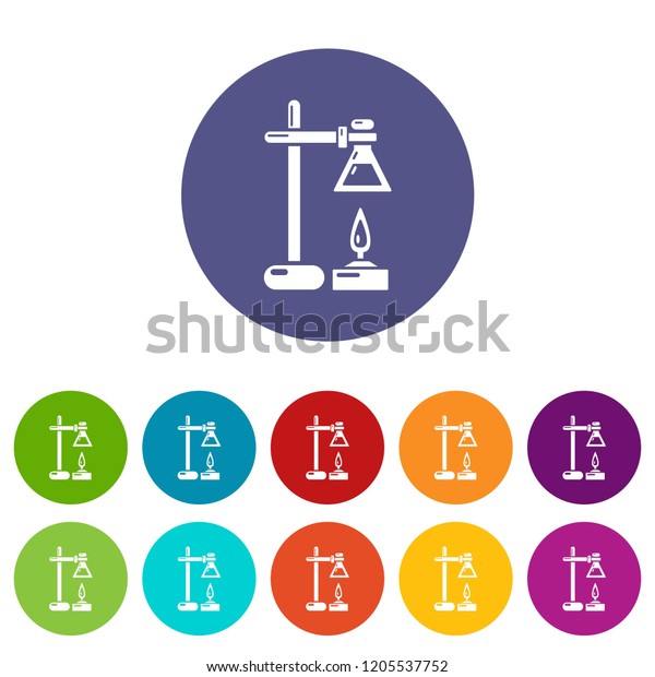Chemical Process Icon Simple Illustration Chemical Stock Vector ...