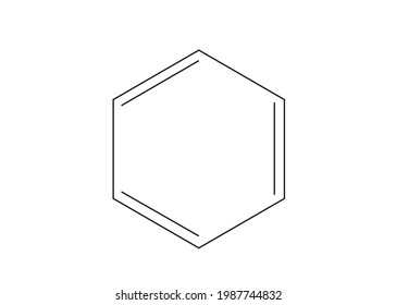 Chemical Structure Benzene Compound Stock Vector (Royalty Free ...