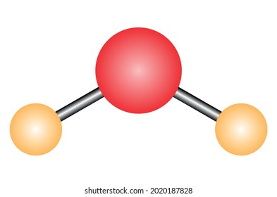 Chemical Structure Deuterium Oxide D2o Stock Vector (Royalty Free ...