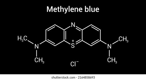 Chemical Structure Methylene Blue Stock Vector (Royalty Free ...