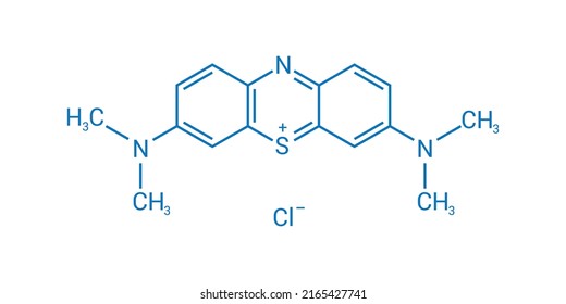 Chemical Structure Methylene Blue Stock Vector (Royalty Free ...