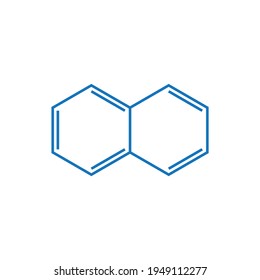 Chemical Structure Naphthalene C10h8 Stock Vector (Royalty Free ...