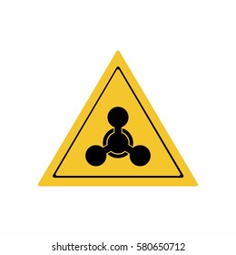 Chemical Weapon Sign Vector Design Isolated Stock Vector (Royalty Free ...