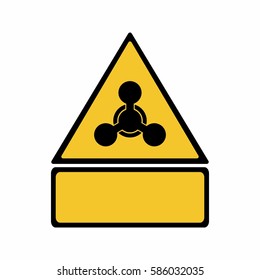 Chemical Weapon Sign Vector Design Isolated Stock Vector (Royalty Free ...