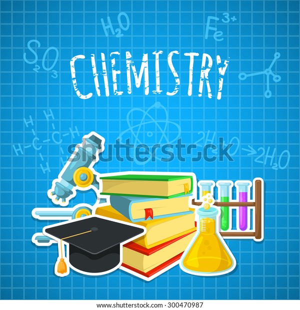 Chemistry Backdrop Education Background Design Science Stock Vector ...