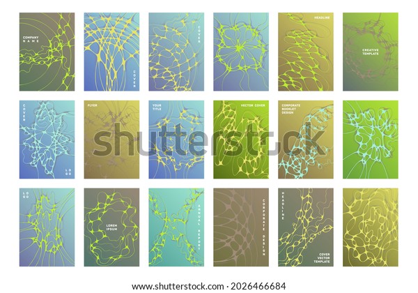Chemistry Brochure Cover Templates Vector Set Stock Vector (Royalty ...