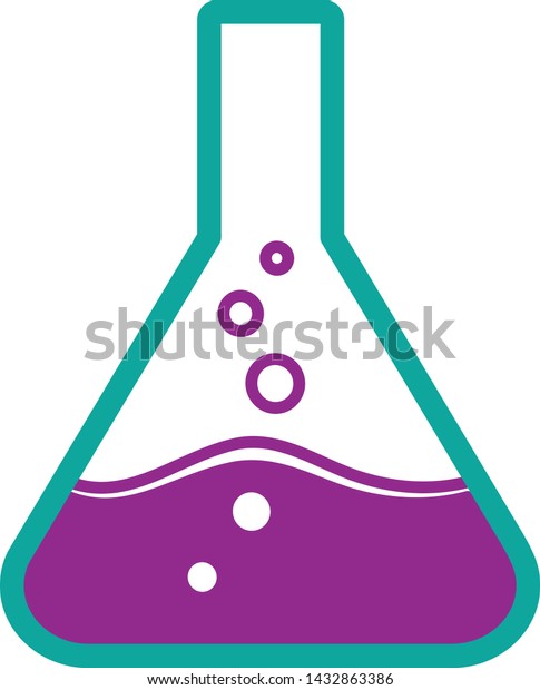 Chemistry Flask Clipart Vector Illustration Stock Vector (Royalty Free ...