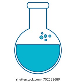 Chemistry Flask Isolated Stock Vector (Royalty Free) 702533689 ...