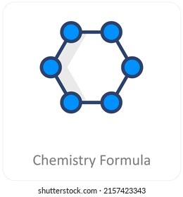 Chemistry Formula Science Icon Concept Stock Vector (Royalty Free ...