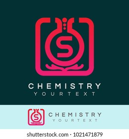 Chemistry Initial Letter S Logo Design Stock Vector (Royalty Free ...