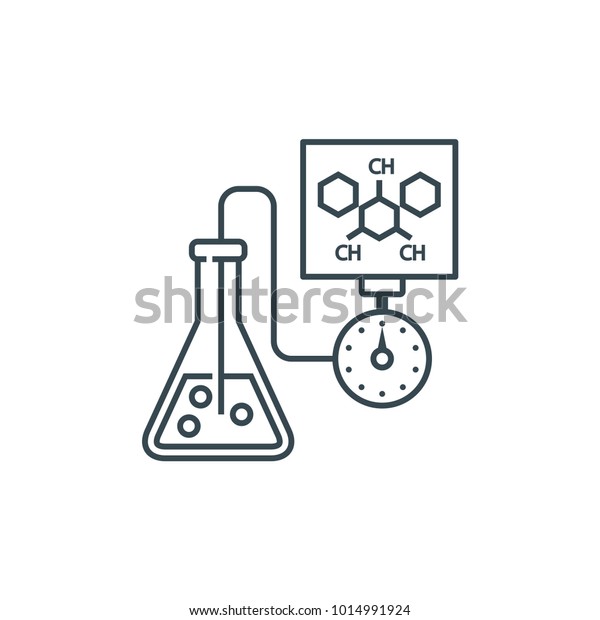 Chemistry Line Icon Stock Vector (Royalty Free) 1014991924