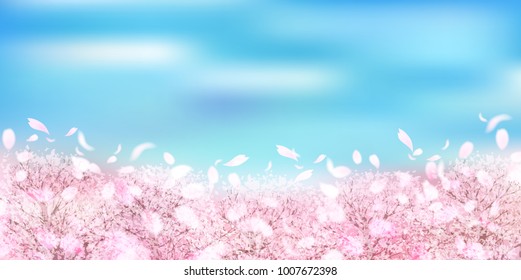 Floral Spring Natural Landscape Wild Pink Stock Photo 1274207287 ...
