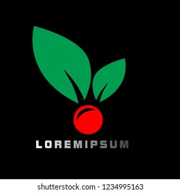 Cherry Logo Deep Philosophy Technology Startup Stock Vector (Royalty ...