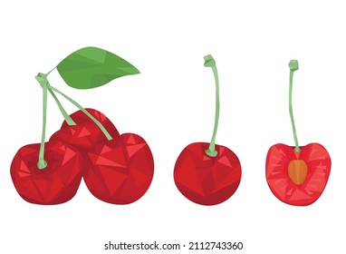 2,587 Cherry Polygon Images, Stock Photos & Vectors | Shutterstock