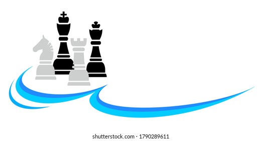 Chess Board Game Logo Vector Quality Stock Vector (Royalty Free ...