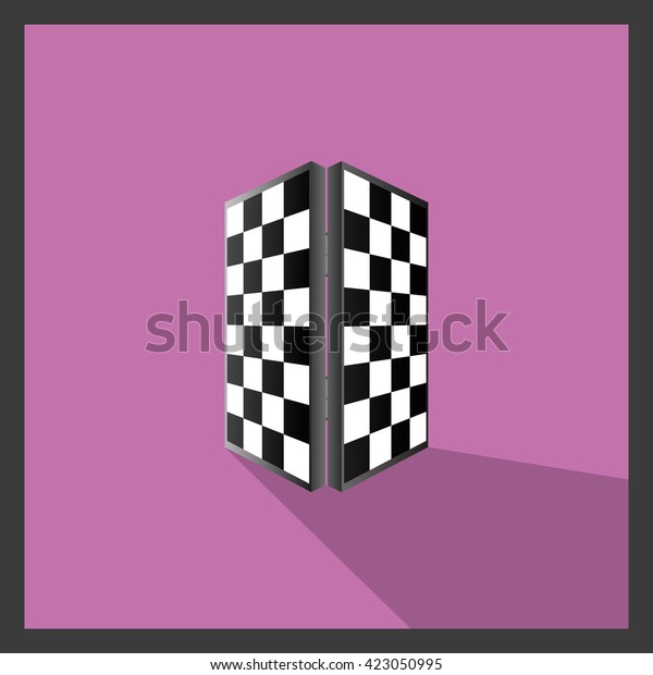 Chess Board Vector Illustration Stock Vector (Royalty Free) 423050995