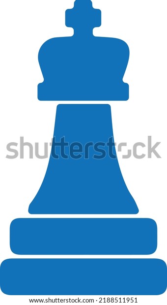 Chess King Icon Chess Game Icon Stock Vector (Royalty Free) 2188511951 ...