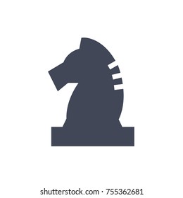 Chess Knight Simple Icon Stock Vector (Royalty Free) 755362681 ...