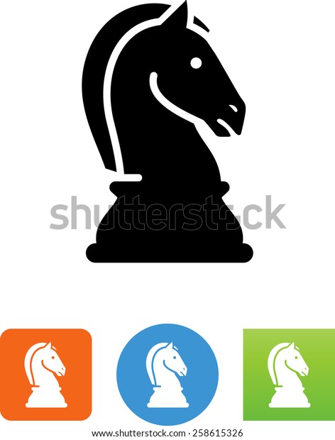 Chess Knight Strategy Icon Stock Vector (Royalty Free) 258615326 ...