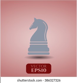 Vektor Stok Vector Illustration Chess Knight Symbol Icon (Tanpa Royalti ...