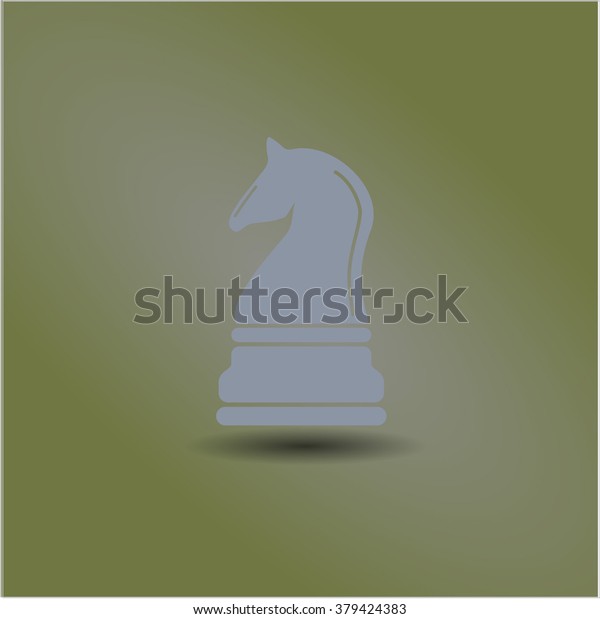 Chess Knight Symbol Stock Vector (Royalty Free) 379424383 | Shutterstock