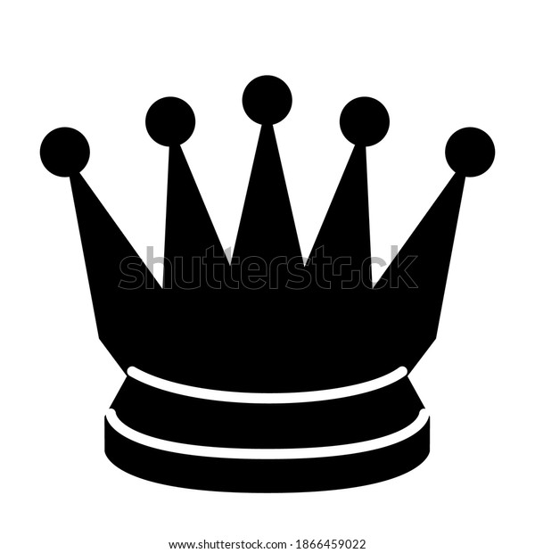 Chess Queen Piece Icon Diagram Queen Stock Vector (Royalty Free ...
