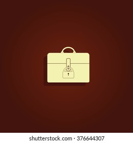 Chest Closed Icon Stock Vector (Royalty Free) 376644307 | Shutterstock