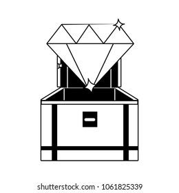 Chest Diamond Stock Vector (Royalty Free) 1061825339 | Shutterstock