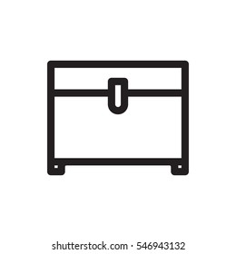 Chest Icon Illustration Isolated Vector Sign Stock Vector (Royalty Free ...