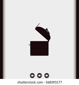 Chest Open Icon Stock Vector (Royalty Free) 568393177 | Shutterstock