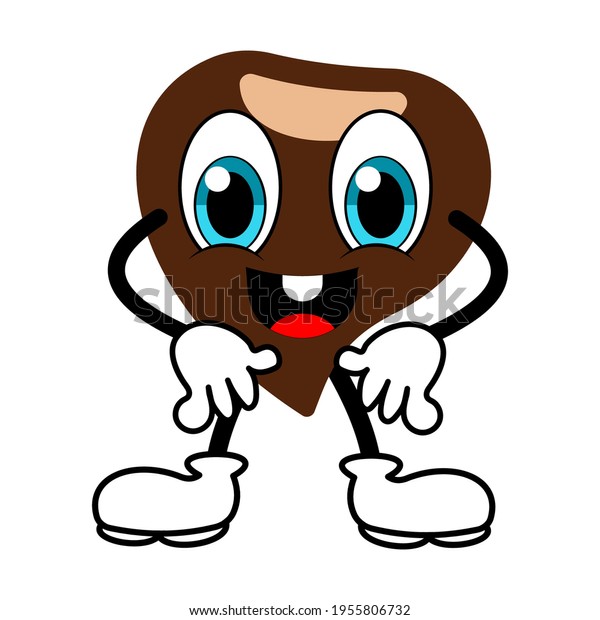 Chestnut Cartoon Isolated Vector Illustration On Stock Vector (Royalty ...