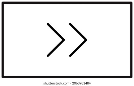 Chevron Icon Design Isolated On White Stock Vector (Royalty Free ...