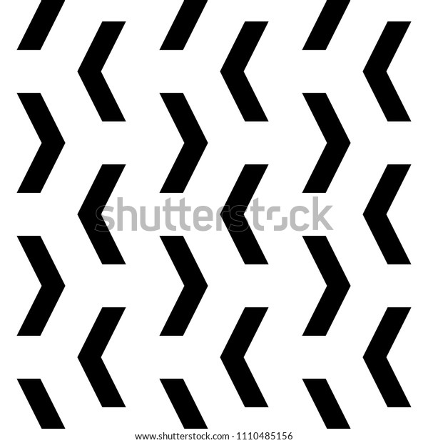 Chevrons Curves Ornament Repeated Angle Brackets: vector de stock ...