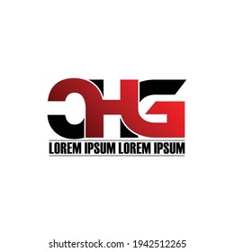 Chg Letter Monogram Logo Design Vector Stock Vector (Royalty Free ...
