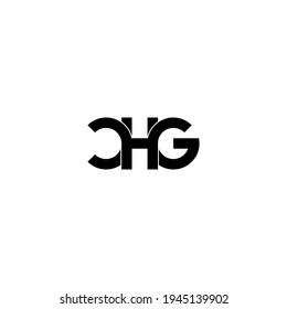 Chg Letter Original Monogram Logo Design Stock Vector (Royalty Free ...