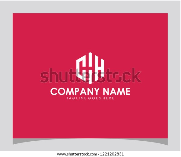 Chh Initial Icon Logo Design Vector Stock Vector (Royalty Free ...