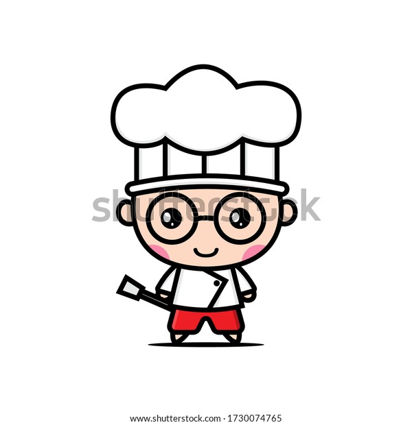 Chibi Chef Character Design Illustration Stock Vector (Royalty Free ...