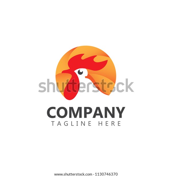 Chicken Company Logo Vector Template Design Stock Vector (Royalty Free ...