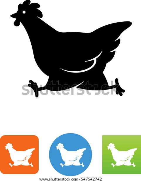 Chicken Crossing Road Icon Stock Vector (Royalty Free) 547542742