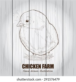 Chicken Farm Background Stock Vector (Royalty Free) 291576479 ...