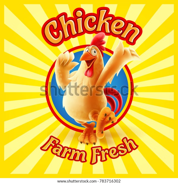 Chicken Farm Fresh Stock Vector (Royalty Free) 783716302 | Shutterstock