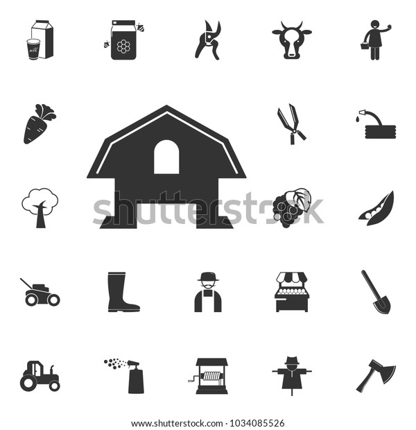 chicken house icon. Element of farming and garden icons. Premium ...