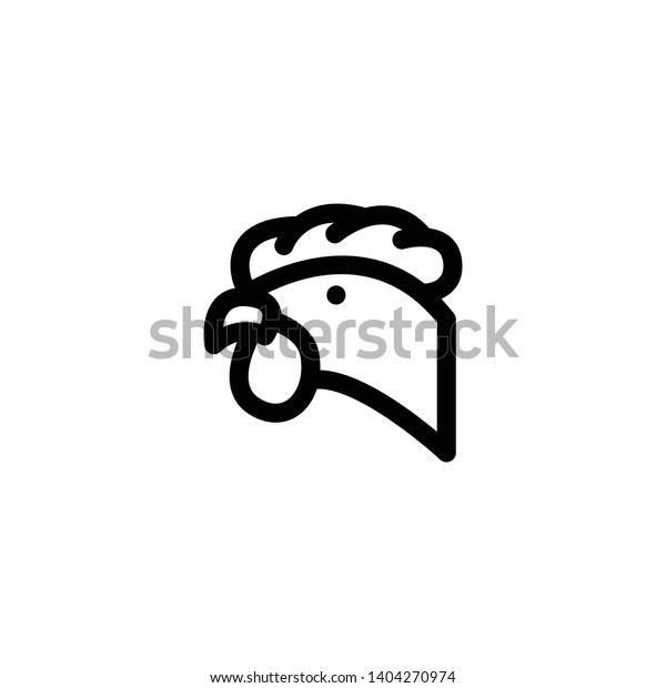 Chicken Icon Vector Symbols Illustration Stock Vector (Royalty Free ...