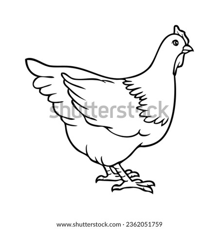 Hen Drawing Images | Free download on ClipArtMag