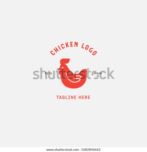 Logo de pollo, restaurante de pollo frito, mascota de gallo, granja de ...