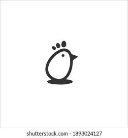 Chicken Symbol Logo Vector Illustration Stock Vector (Royalty Free ...