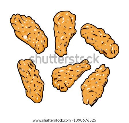 Chicken Wing Cartoons | Free download on ClipArtMag