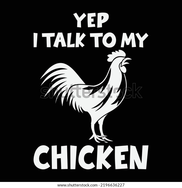 Chickens Design Ready File You Can Stock Vector (Royalty Free ...