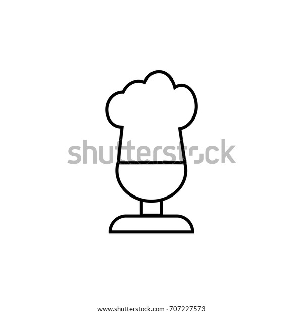 Chief Icon Outline Stock Vector (Royalty Free) 707227573