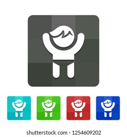 Child App Icon Stock Vector (Royalty Free) 1254609202 | Shutterstock